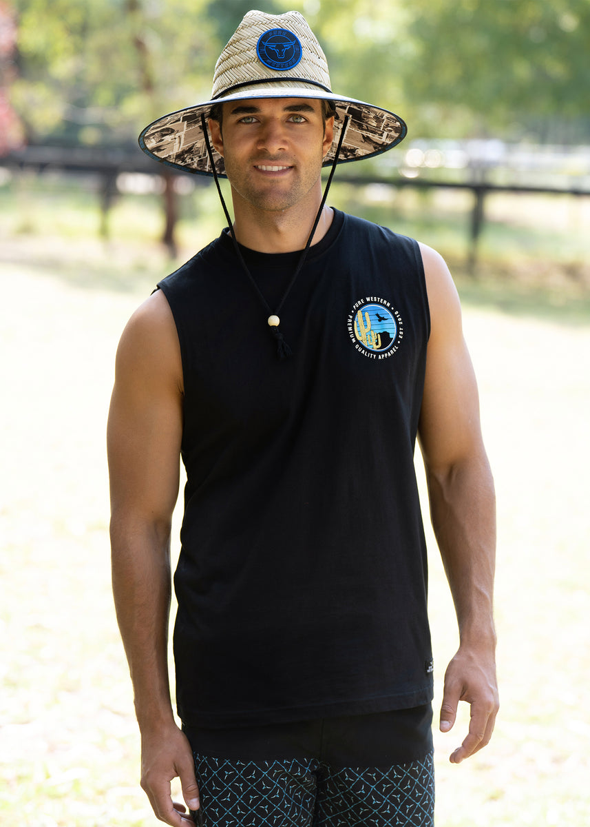 PURE WESTERN RODEO PRINT HAT – Millmerran Rural Clothing