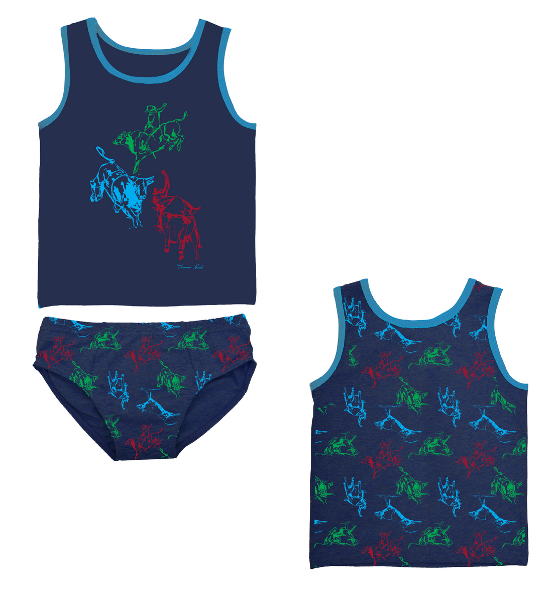 BOYS RODEO RIDE SINGLET & UNDERWEAR – Millmerran Rural Clothing